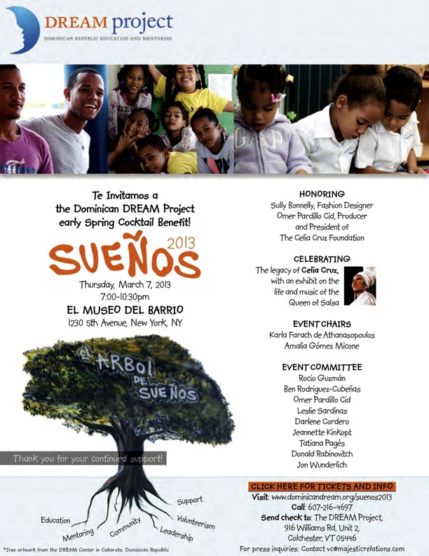 Dream Project and Celia Cruz Foundation’s Gala for Children’s Education ...