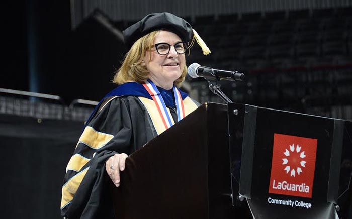 LaGuardia Community Colleges President Delivers Her Final Commencement ...