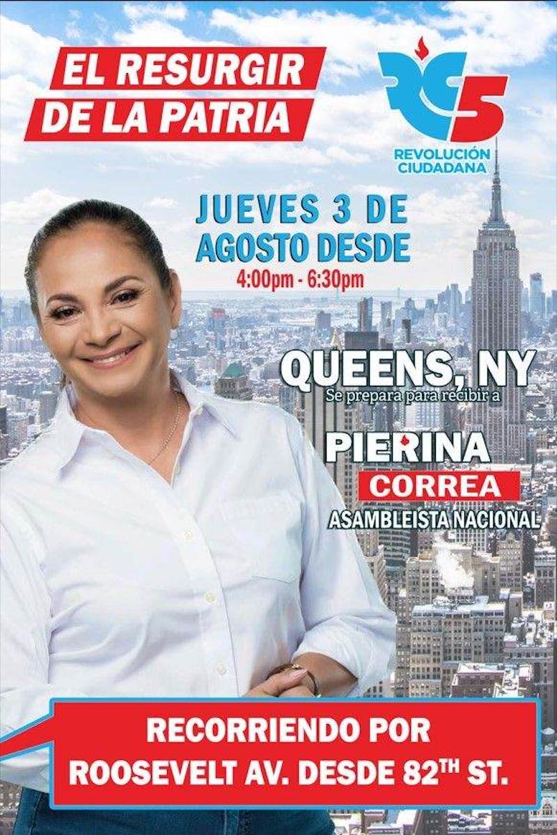 Asambleísta de Ecuador Pierina Correa en Queens | Queens Latino